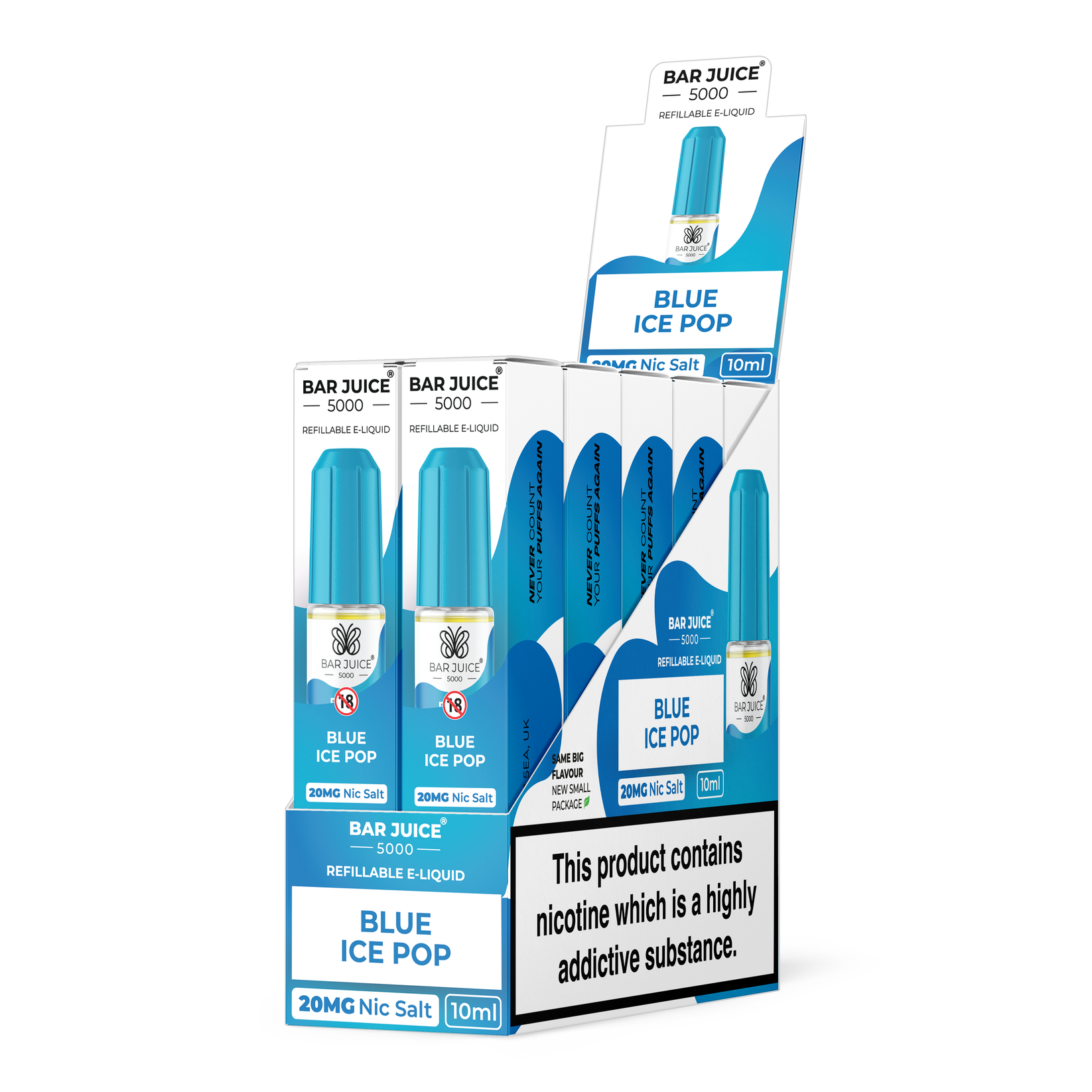 Blue Ice Pop Nic Salt E-Liquid | Vape Juice by Bar Juice – BAR JUICE