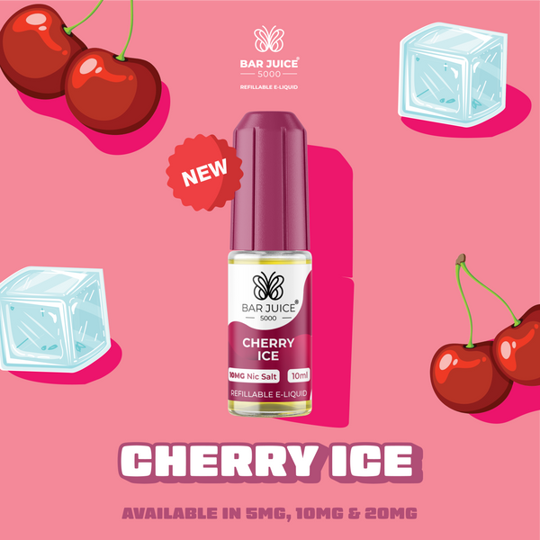 Cherry Ice Nic Salt E-Liquid | Vape Juice by Bar Juice – BAR JUICE