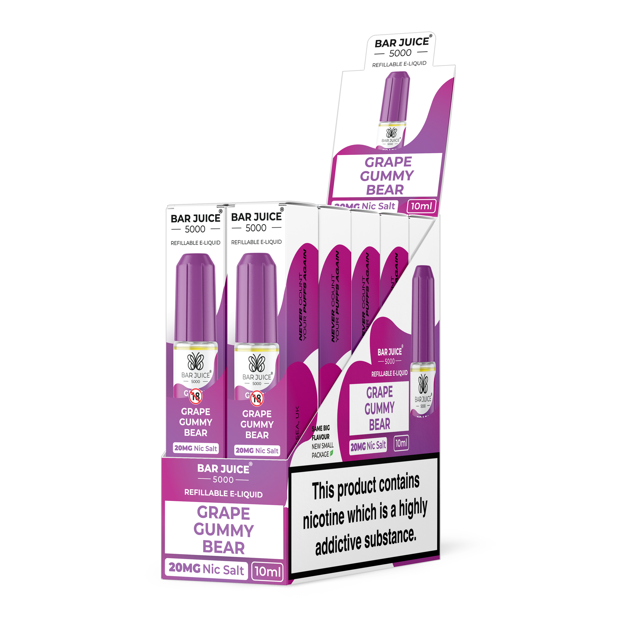 Grape Gummy Bear Nic Salt E-Liquid | Vape Juice by Bar Juice – BAR JUICE