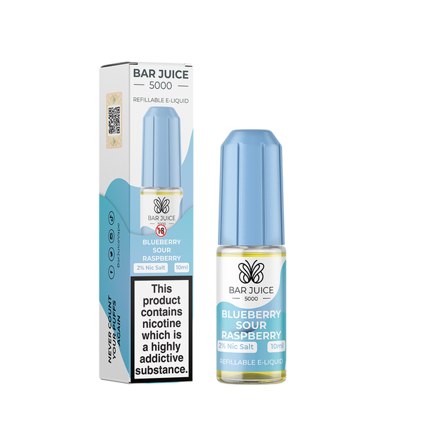 Blueberry Sour Raspberry Nic Salt E-Liquid | Vape Juice by Bar Juice ...